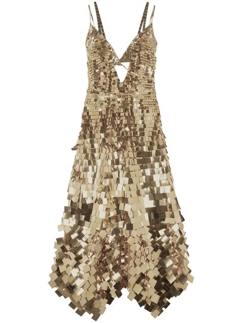Simkhai Indra Sequin Midi Dress Farfetch