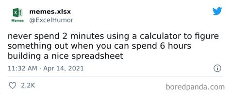 The “excel Humor” Instagram Page Shares 35 Humorous And Relatable Posts