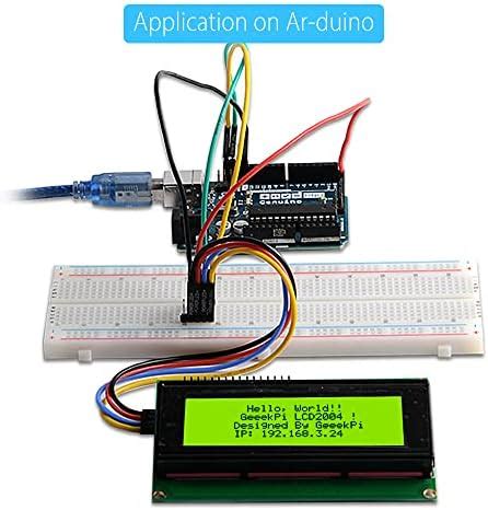 GeeekPi IIC I2C TWI Serial LCD 2004 20x4 Display Module With I2C