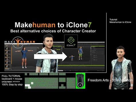 Free Video: Converting MakeHuman Characters to iClone - Step-by-Step Tutorial from Freedom Arts ...