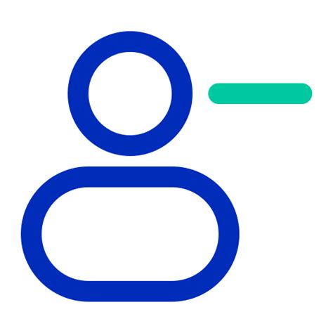Remove User Generic Color Outline Icon