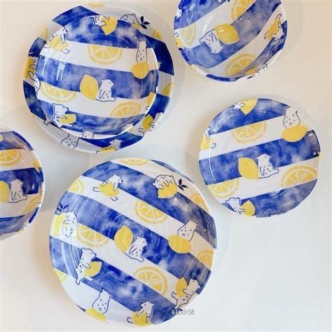 🇯🇵日本製檸檬熊系列陶瓷器皿 獨家花色 入厝 送禮 新居 2024新品 蝦皮購物