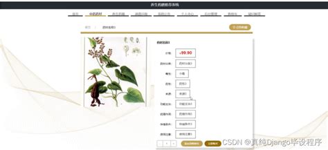 Django计算机毕业设计养生药膳推荐系统python源码程序lw远程部署 Csdn博客