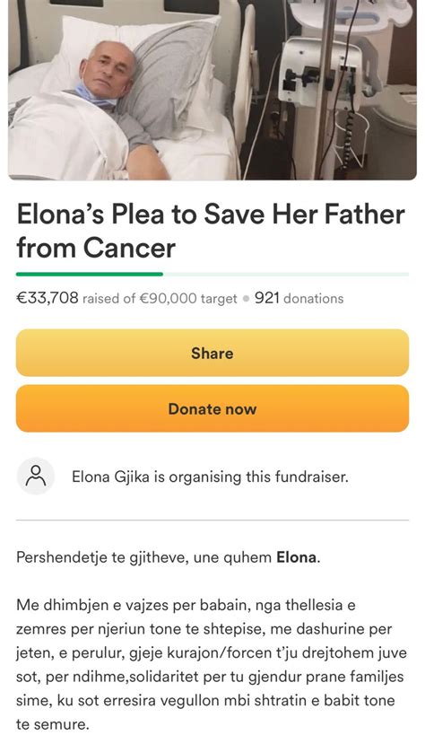 Indrit Saveta On Linkedin Together We Can Beat Cancer Join Our