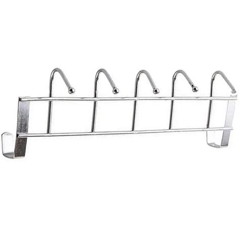 Нержавеющая сталь 5 крючков вешалка для двери для ванной кухни органайзер держатель для