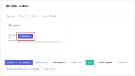 adding files to quotes in workguru workguru support portal