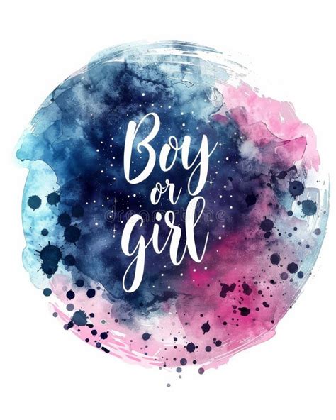 Boy Or Girl Gender Reveal Illustration Inspirational Modern