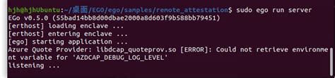 error when remote attestation about environment variable dcap debug log