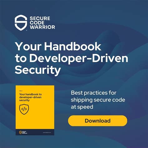 Secure Code Warrior On Linkedin Your Handbook To Developer Driven