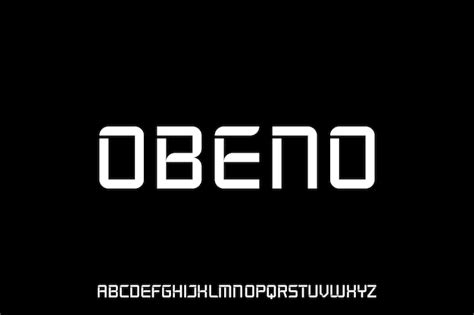 Premium Vector Sharp Futuristic Modern Geometric Font