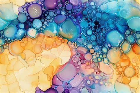 Abstract Bubble Art Seamless Graphic By Sun Sublimation · Creative Fabrica