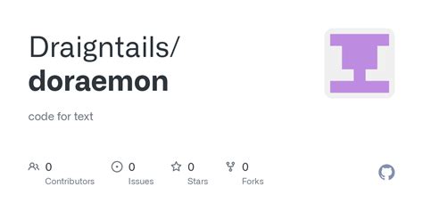 Github Draigntails Doraemon Code For Text