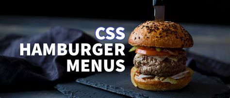 15 Genius Css Hamburger Menus Animations