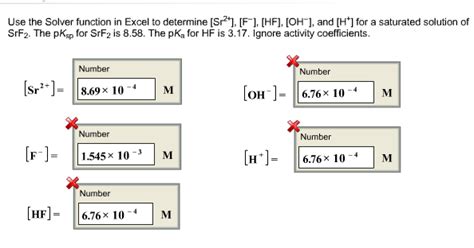 Solved Use The Solver Function In Excel To Determine Sr