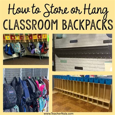 Classroom Backpack Storage Nyla S Crafty Teaching