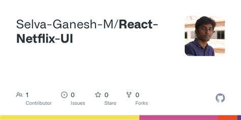 Github Selva Ganesh Mreact Netflix Ui