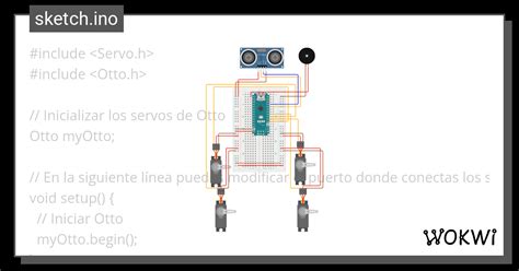 Otto Test Wokwi Esp32 Stm32 Arduino Simulator