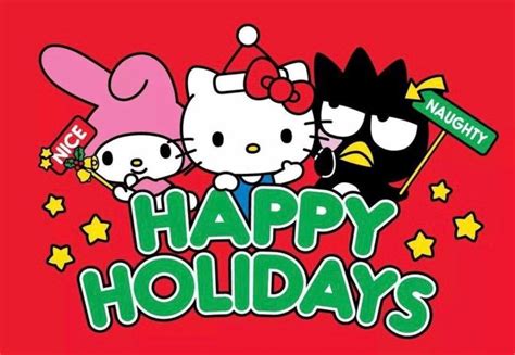 Happy Holidays Hello Kitty