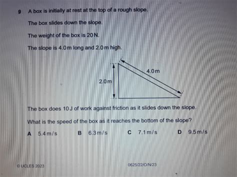 Physics Igcse Question Rigcse