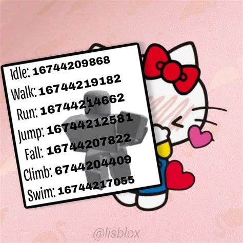 Bold Animation Pack By Elf In 2024 Bloxburg Decals Codes Aesthetic