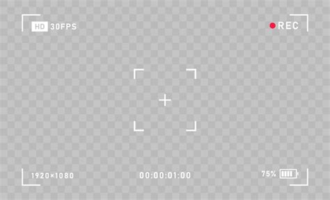 무료로 다운로드 가능한 카메라 뷰파인더 Png 벡터 And 일러스트