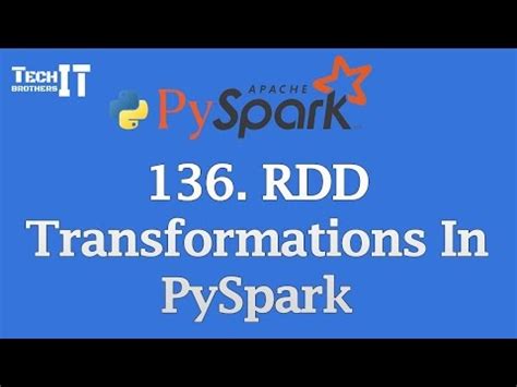 Welcome To TechBrothersIT: PySpark RDD Transformations | map, flatMap ...