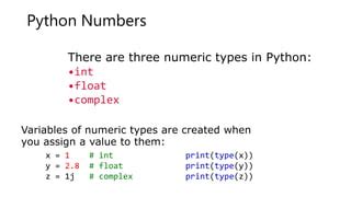 Python Data Types,numbers.pptx