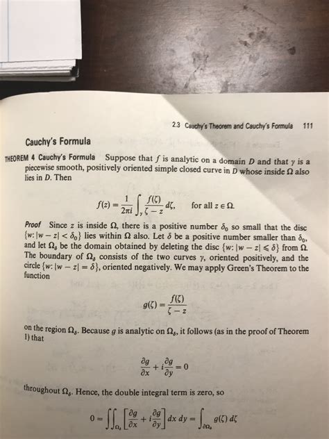 I Am Meant To Solve This Using Cauchys Formula See