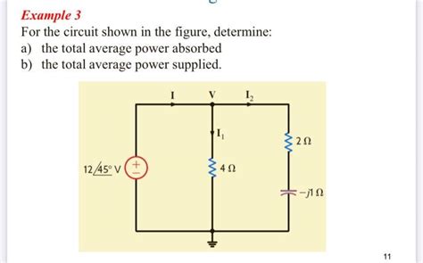 Solved Example For The Circuit Shown In The Figure Chegg