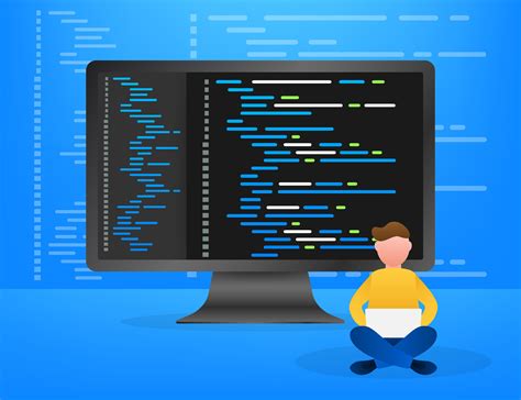 Digital Java Código Texto Computadora Software Codificación Vector Concepto Programación