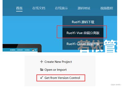 若依— — 快速入门【源码分析】 若依源码分析 csdn博客