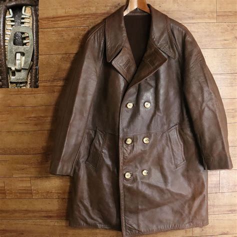 Yahoo オークション F4t Y11 13 4 40s～ ビンテージ フランス レザー