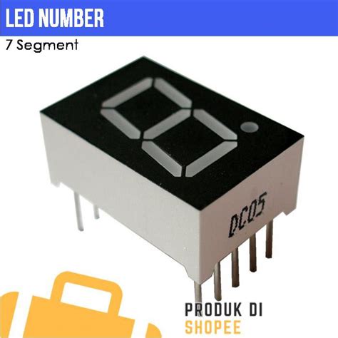 Segment Display Clock Red LED Number ANODE Shopee Malaysia