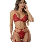 Conjunto Sexy Em Renda Click Sophia