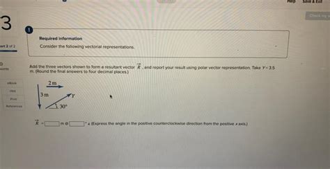 Solved Required Information Consider The Following Vectorial Chegg