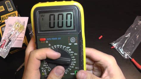 Hyelec Ms8233e Digital Auto Ranging Multimeter Youtube