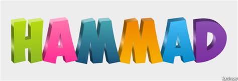 Hammad Text Effect And Logo Design Name