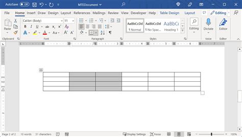 How To Create And Customize Tables In Microsoft Word Make Tech Easier