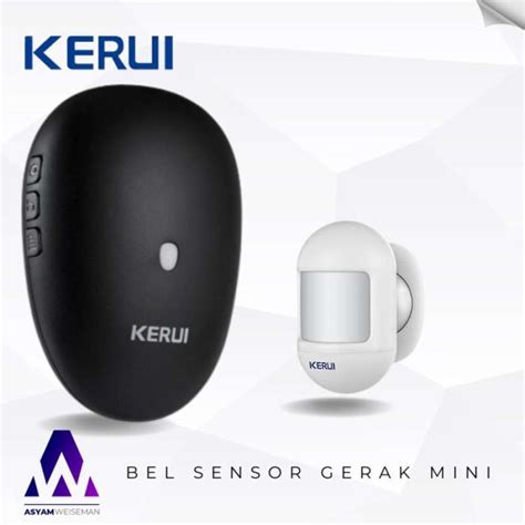 Jual Bel Sensor Gerak Wireless Kerui M521 Bel Rumah Sensor Gerak Mini P831 Putih Di Seller