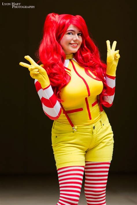 Fem Ronald Mcdonald Cosplay Cosplay Outfits Plus Size Cosplay