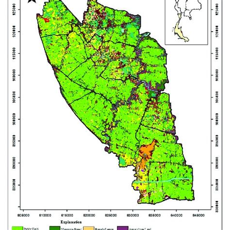 Map Showing Land Use Classification In 2012 Download Scientific Diagram