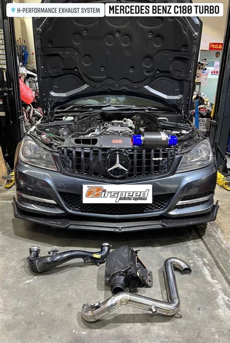 Mercedes Benz C180t W204 Upgrade Turbo Suction Pipe Airspeed Intake