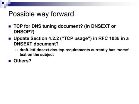 TCP For DNS Security Considerations Ppt Download