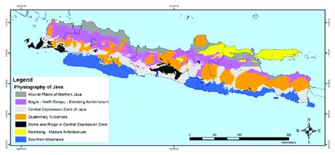 Geological Map Of Java Island Obtained From [24] Java Island Has A Download Scientific Diagram