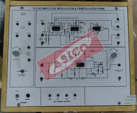 Ac Mains Pulse Amplitude Modulation And Demodulation Trainer For Laboratory Model Name Number
