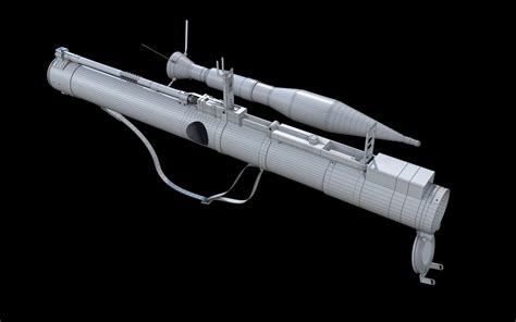 Rocket Launcher 3d Model By Katedra604