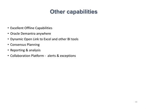 Oracle Demantra Demand Planning Overview Pptx