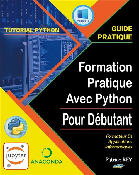 formation pratique avec python jupyter notebook patrice rey livre
