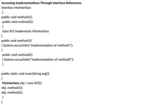 Working With Interfaces In Java Programming Ppt