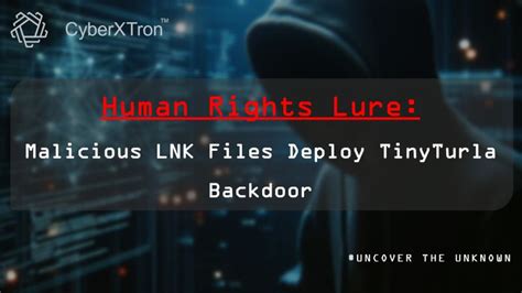 Cyberxtron Technologies On Linkedin Phishing Turlaapt Msbuild Tinyturla Backdoor Malware